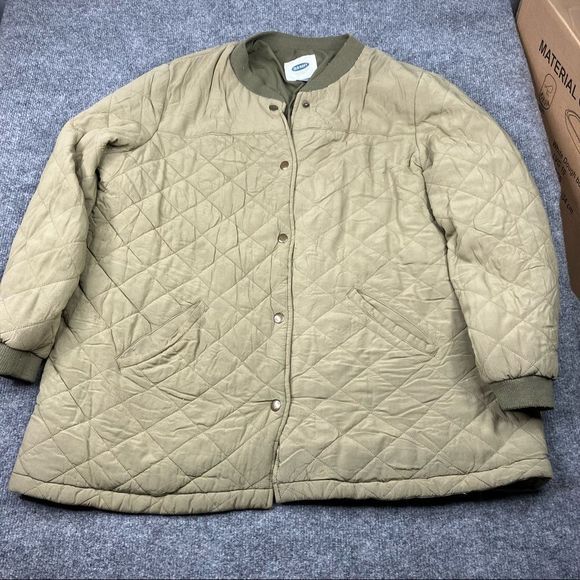 Old Navy | Jackets & Coats | Oldnavy Mens Tan Khakibrown Jacket Bomber Xl Puffer | Poshmark